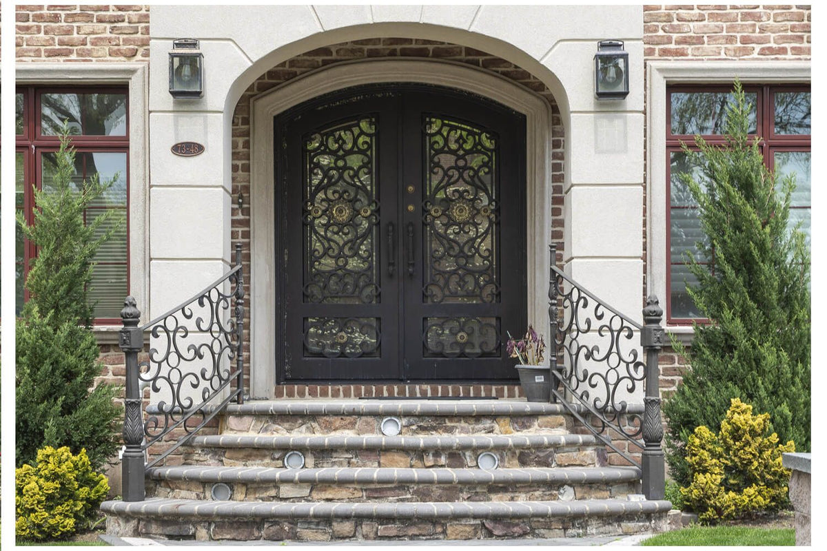 Nova Royal Series Wrought Iron Custom Exterior Door Style 045 Buy Doors ...
