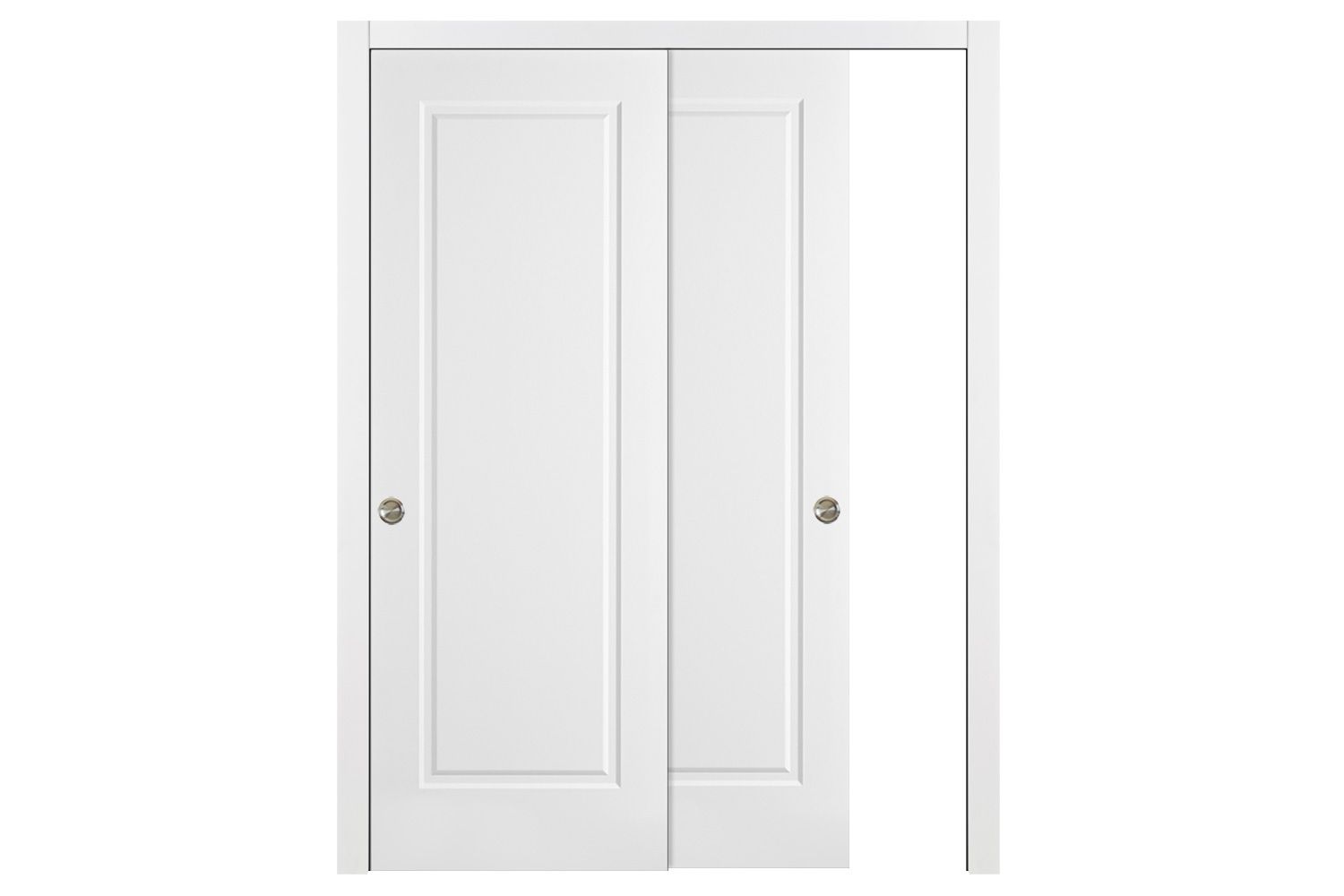 Nova 1 Panel Soft White Laminated Traditional Interior Door Bypass Door Buy Doors Online