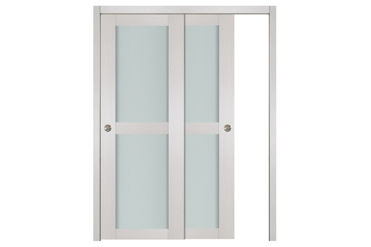 Nova 2 Lite White Wenge Wood Laminated Modern Interior Door | ByPass ...