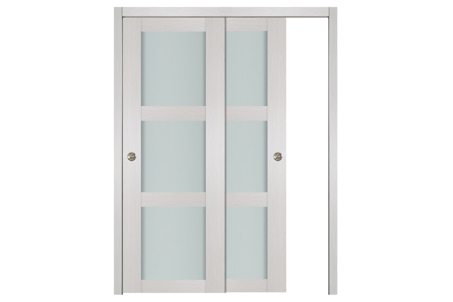 Nova 3 Lite White Wenge Wood Laminated Modern Interior Door | ByPass ...