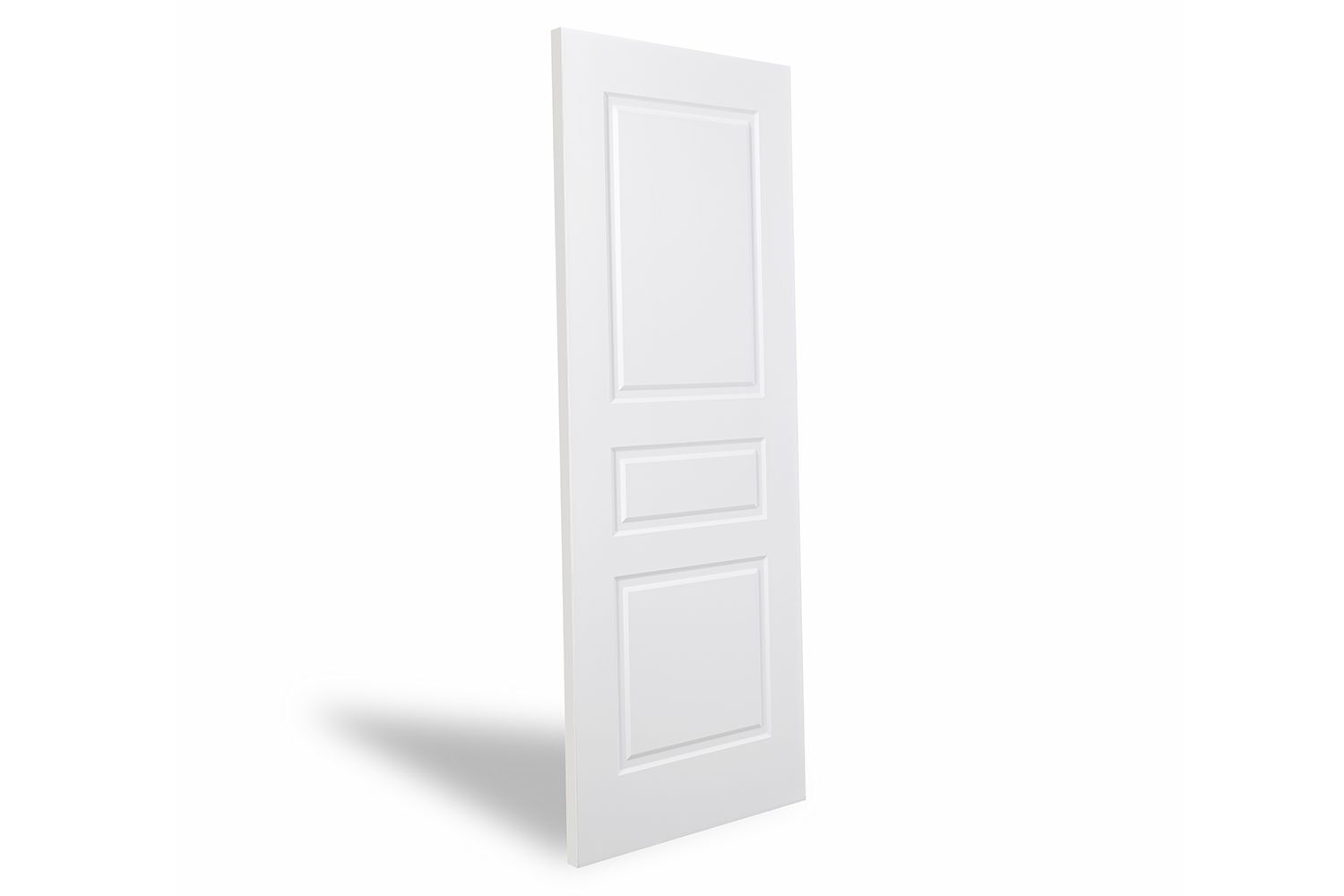 Nova 3 Panel Soft White Laminated Traditional interior Door | Barn Door ...