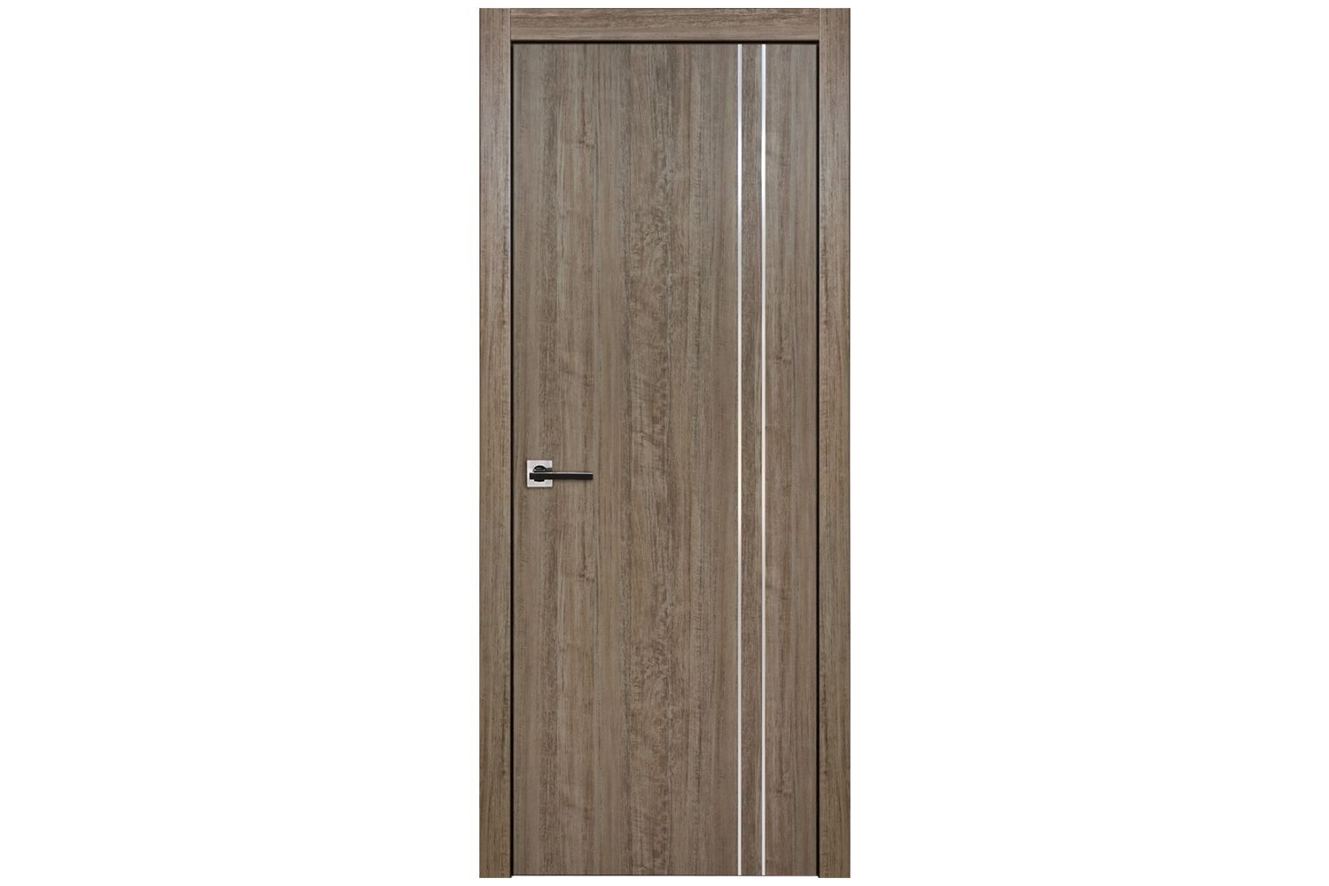 Nova HG-002VR Dark Aloe Wood Laminated Modern Interior Door | Buy Doors ...