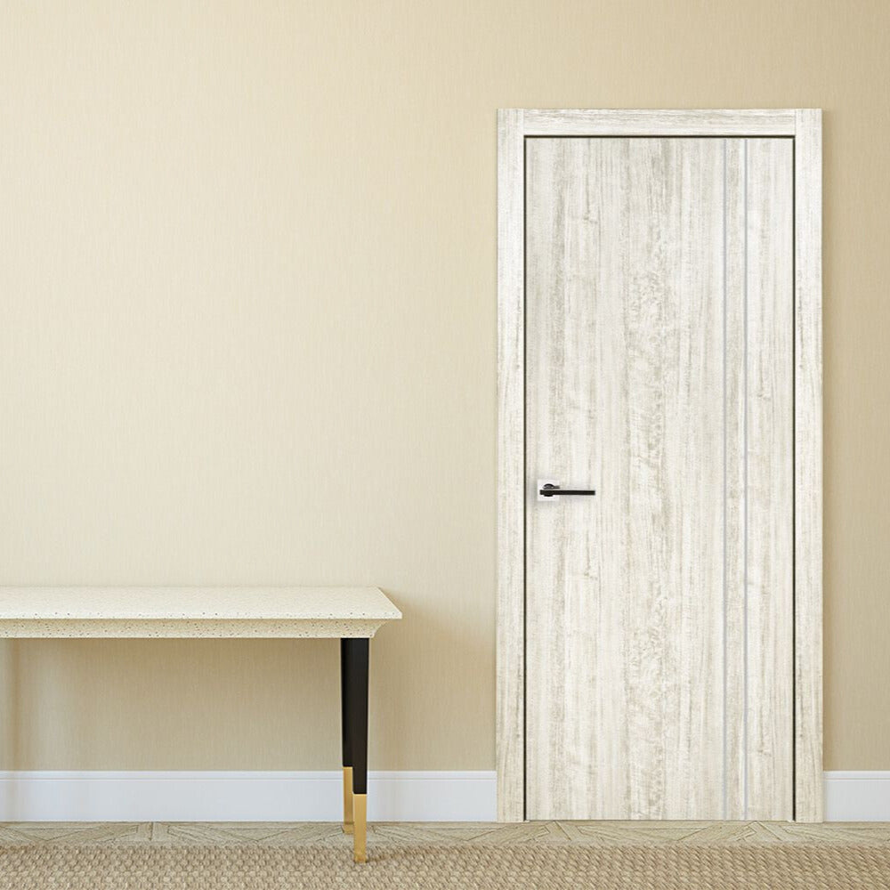 Nova HG-002VR Light Aloe Wood Laminated Modern Interior Door | Buy ...