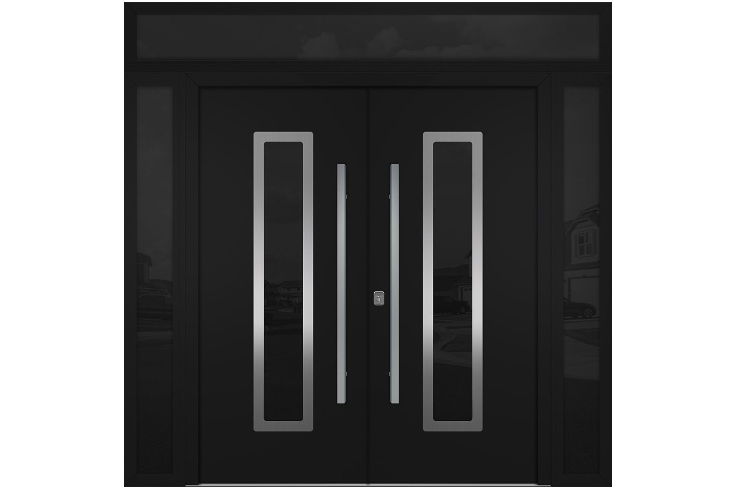 Nova Inox S1 Black Exterior Door | Double Door | Buy Doors Online – My ...