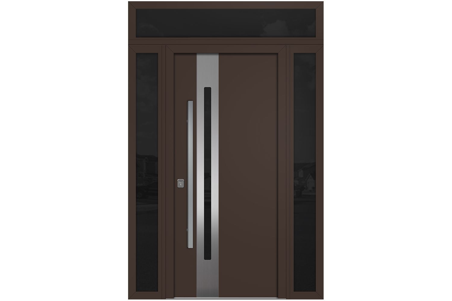 Nova Inox S2 Brown Exterior Door | Buy Doors Online