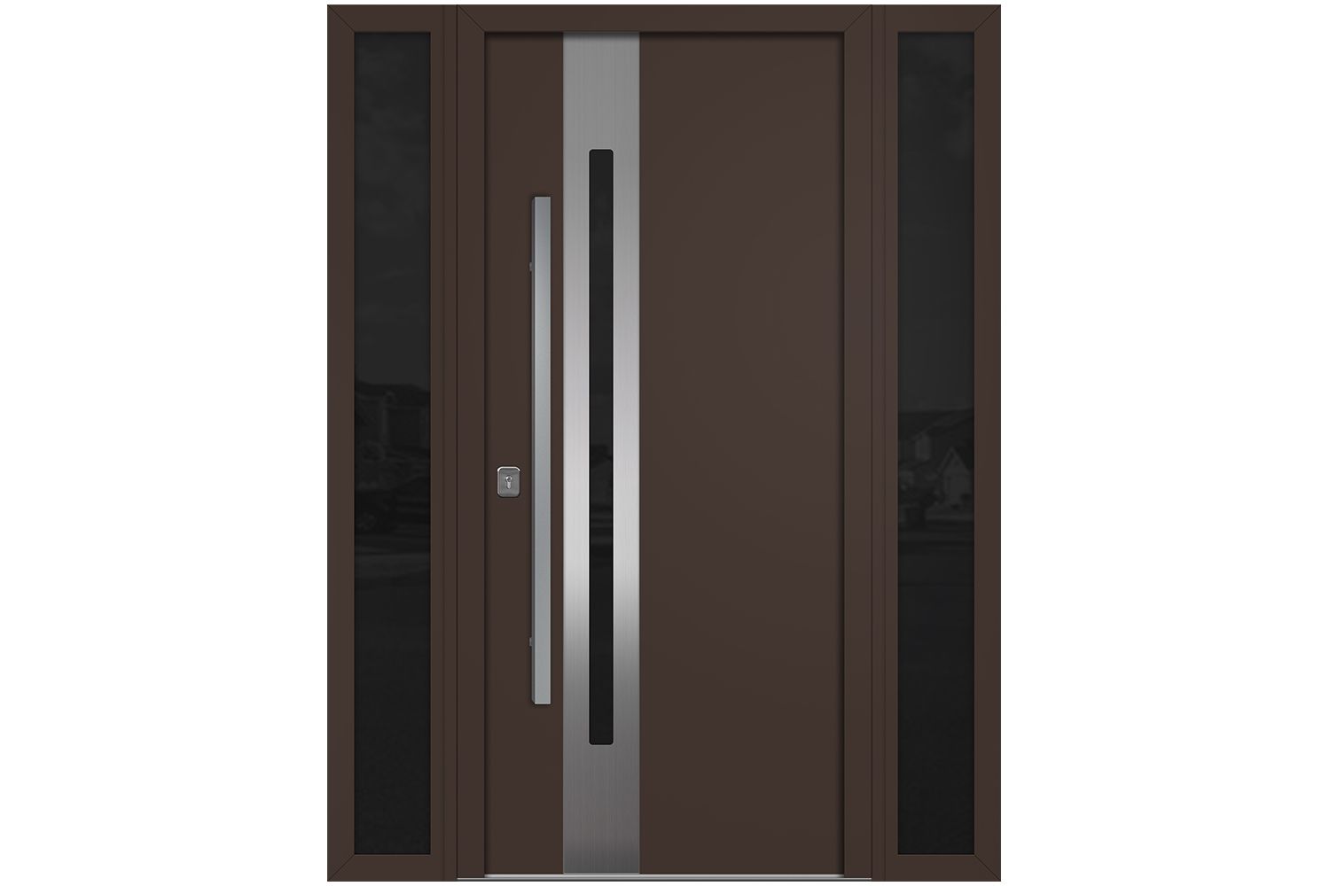 Nova Inox S2 Brown Exterior Door | Buy Doors Online