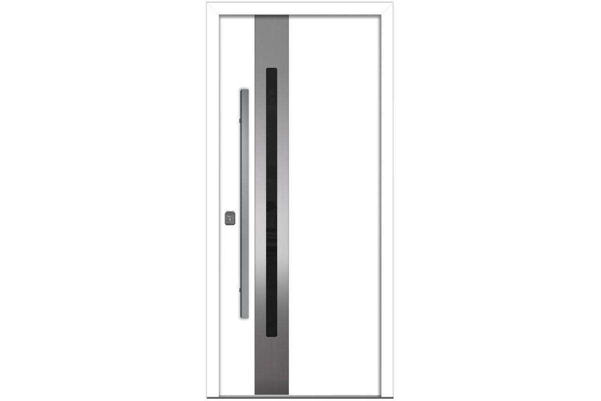 Nova Inox S2 White Exterior Door | Buy Doors Online – My City Doors