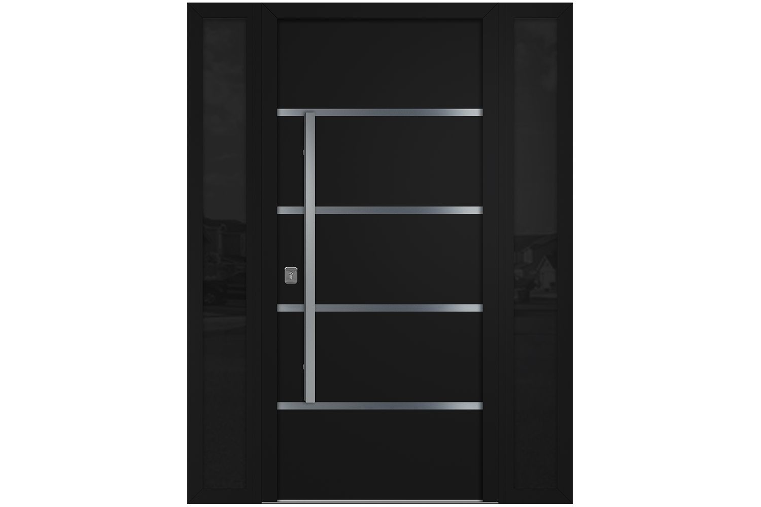 Nova Inox S3 Black Exterior Door | Buy Doors Online – My City Doors