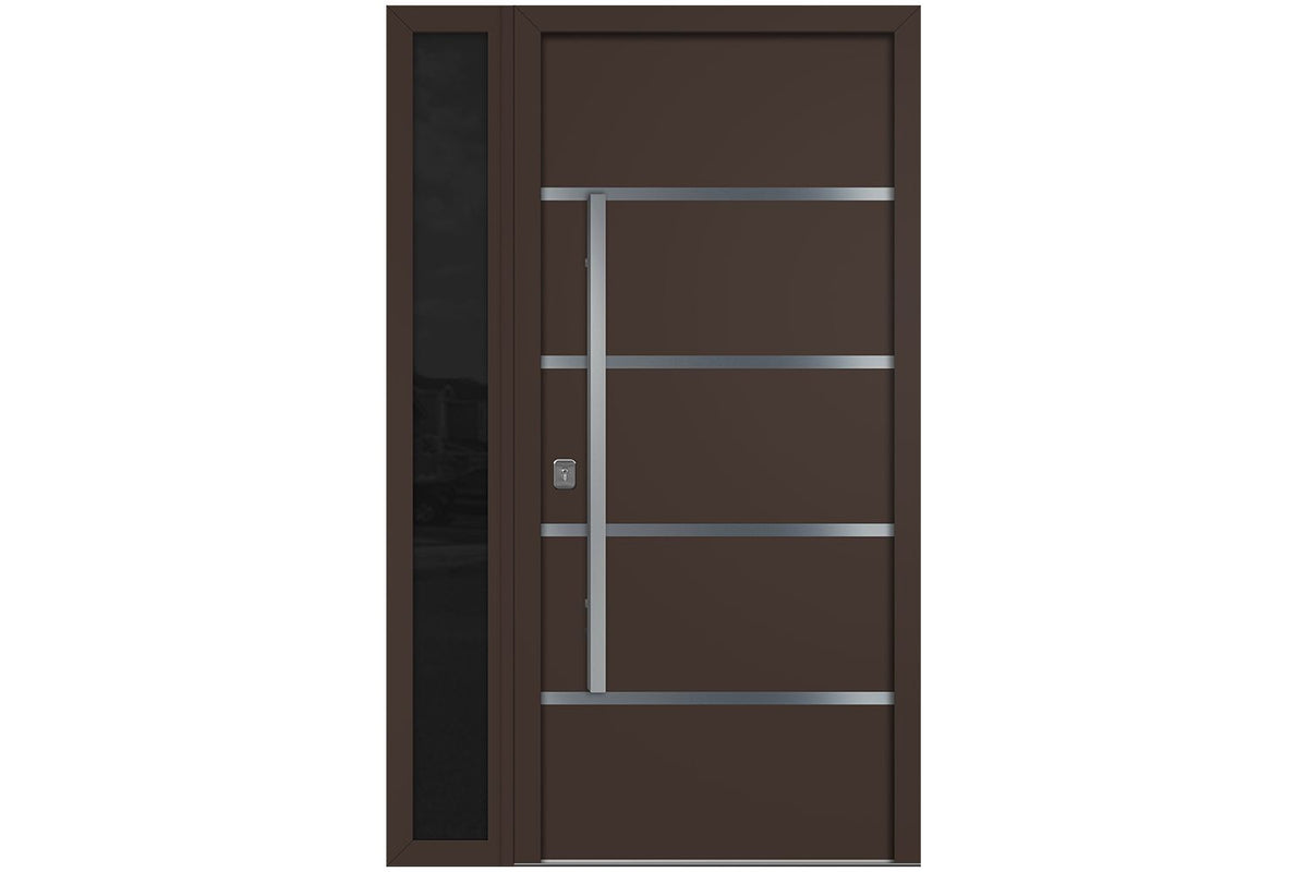 Nova Inox S3 Brown Exterior Door | Buy Doors Online