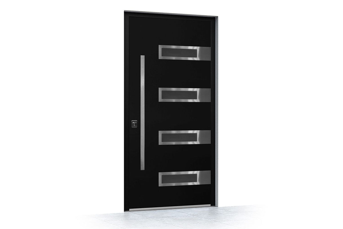 Nova Inox S4 Black Exterior Door | Buy Doors Online