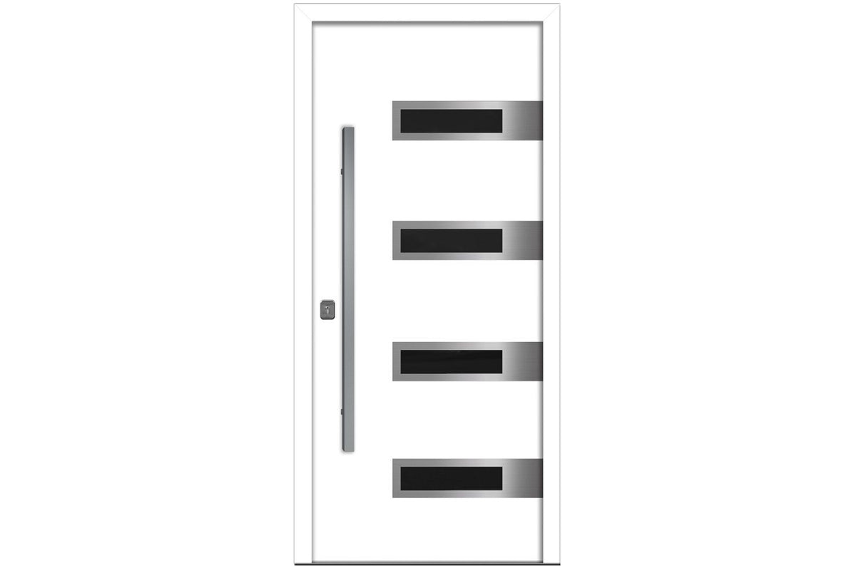 Nova Inox S4 White Exterior Door | Buy Doors Online – My City Doors