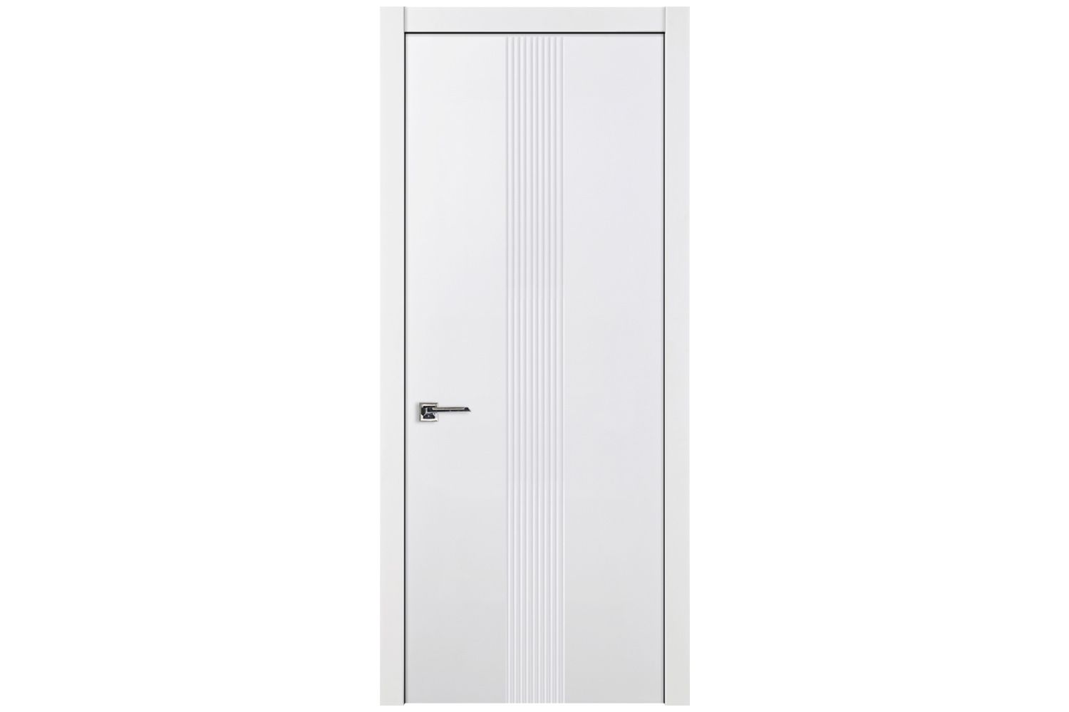 Nova M34 Soft White Laminated Modern Interior Door | Buy Doors Online