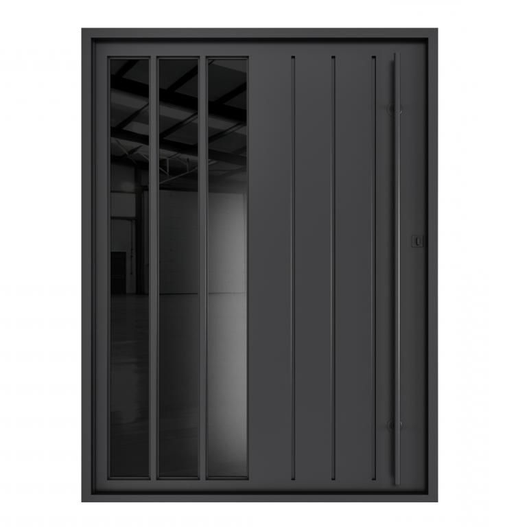 Nova Royal Series Pivot Wrought Iron Custom Exterior Door | Style 006 ...