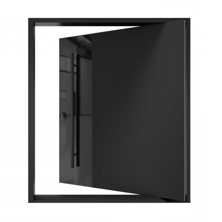 Nova Royal Series Pivot Wrought Iron Custom Exterior Door | Style 008 ...