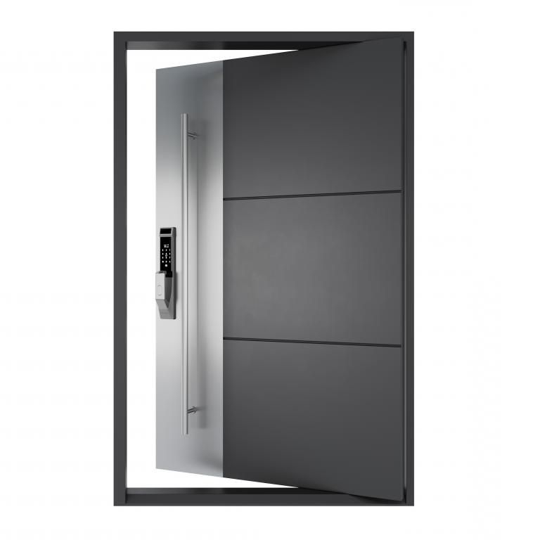 Nova Royal Series Pivot Wrought Iron Custom Exterior Door | Style 010 ...