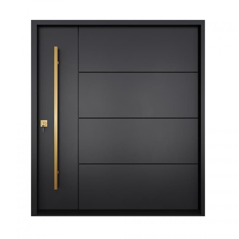 Nova Royal Series Pivot Wrought Iron Custom Exterior Door | Style 012 ...