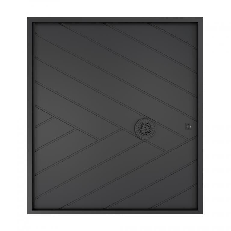 Nova Royal Series Pivot Wrought Iron Custom Exterior Door | Style 013 ...