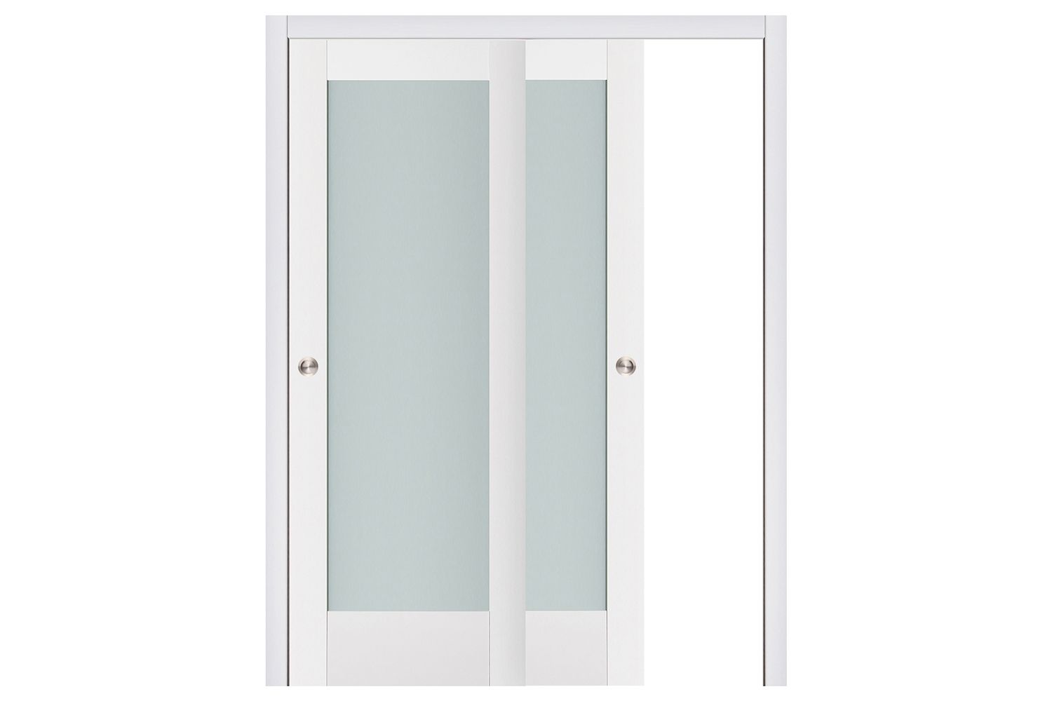 Nova Triplex 056 Soft White Laminated Modern Interior Door | ByPass ...