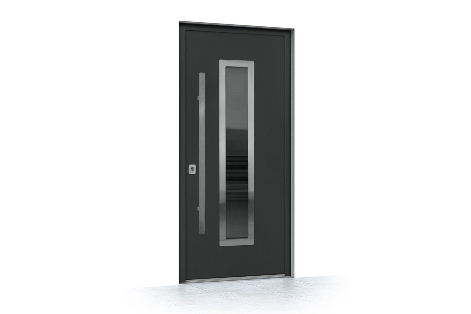 Nova Inox S1 Gray Modern Exterior Door | Buy Doors Online