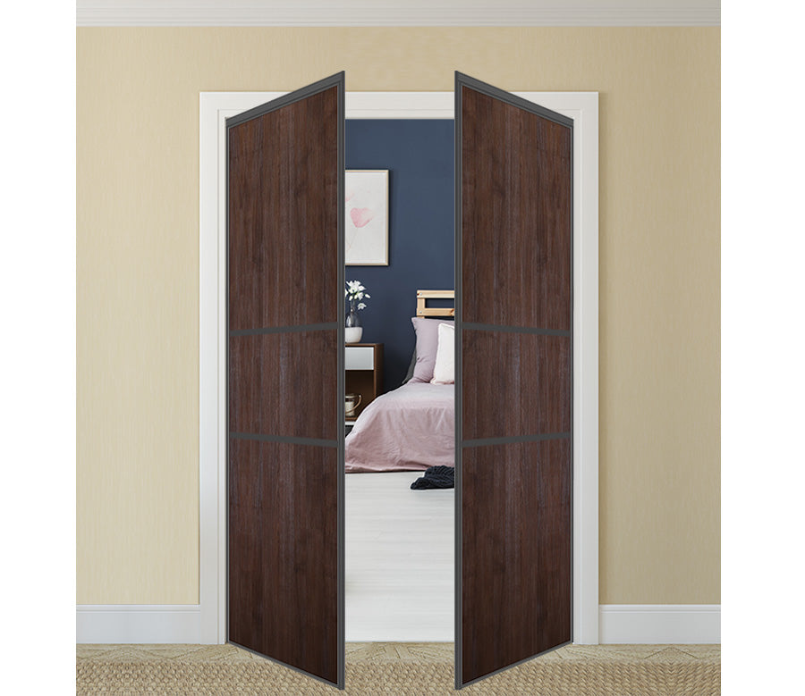 Nova Pivot Closet Doors - Style 06 | Panel Door | Swing Door | Prestige ...