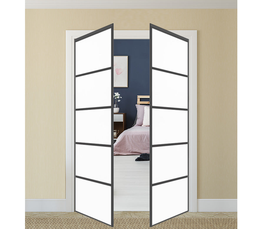 Nova Pivot Closet Doors - Style 05 | Panel Door | Swing Door | Pure ...