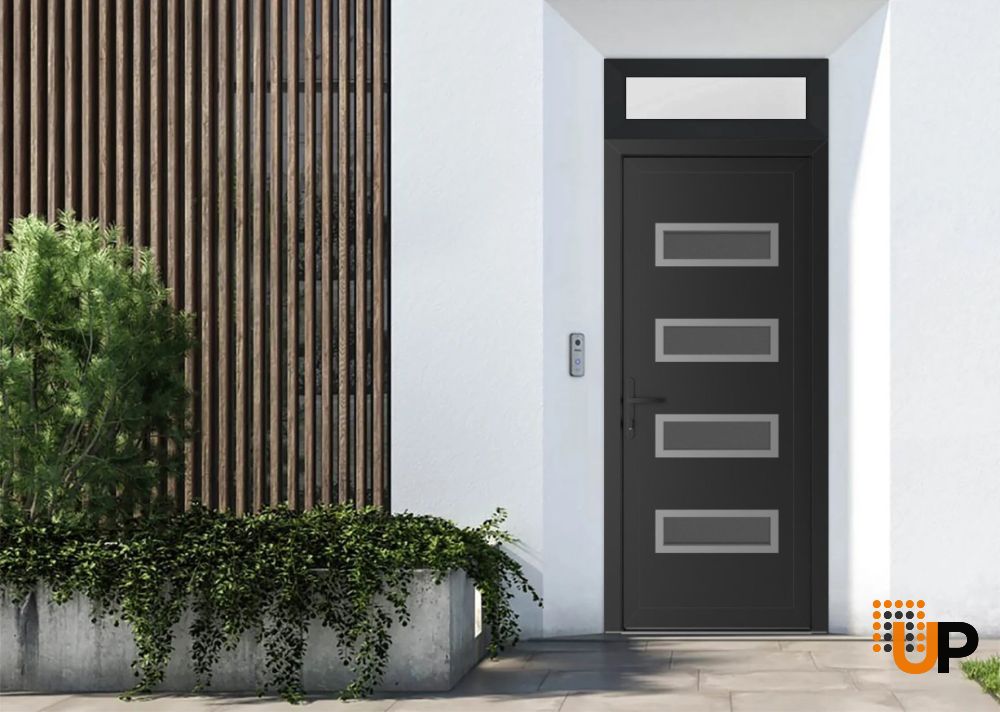 Front Exterior Prehung Metal-Plastic Door | Manux 8113 | Buy Doors Online