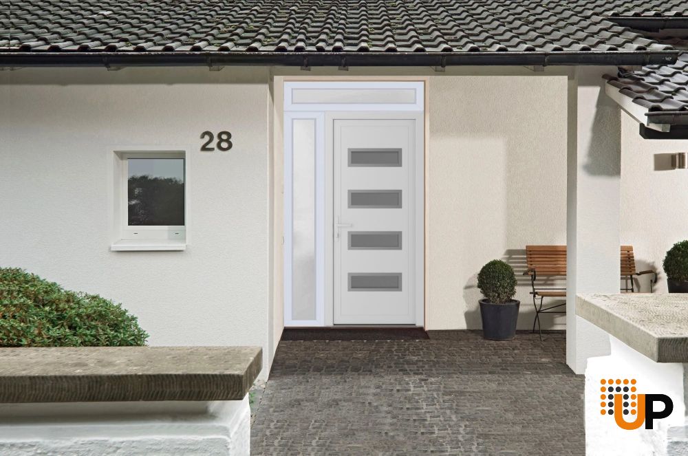 Front Exterior Prehung Metal-Plastic Door | Manux 8113 | Buy Doors Online
