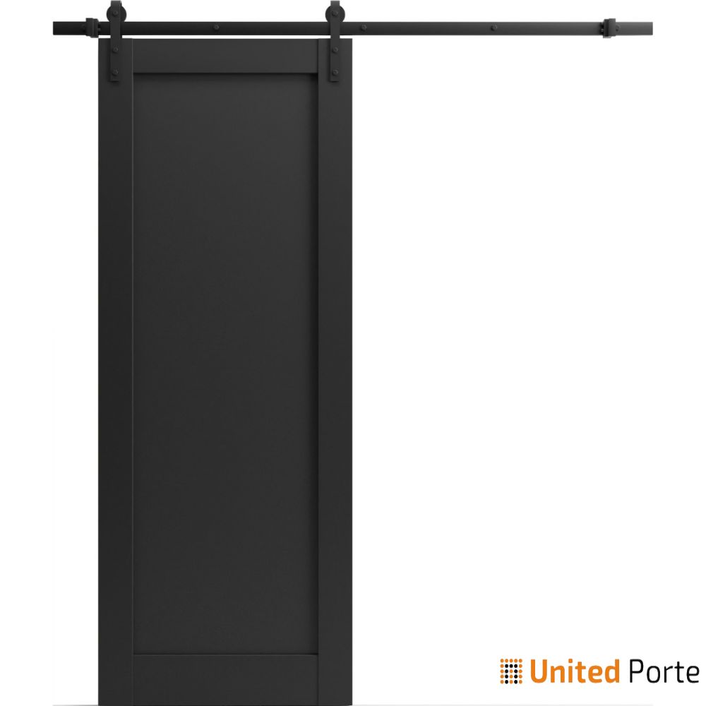 Sliding Barn Door with Hardware | Wooden Solid Panel Interior Doors ...