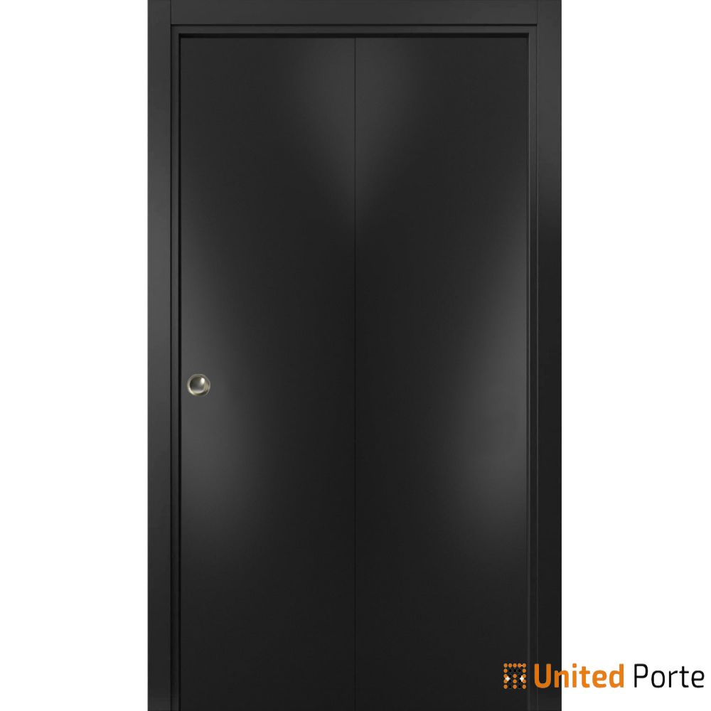 Sliding Closet Bi-fold Door with Frames | Wood Solid Bedroom Wardrobe ...