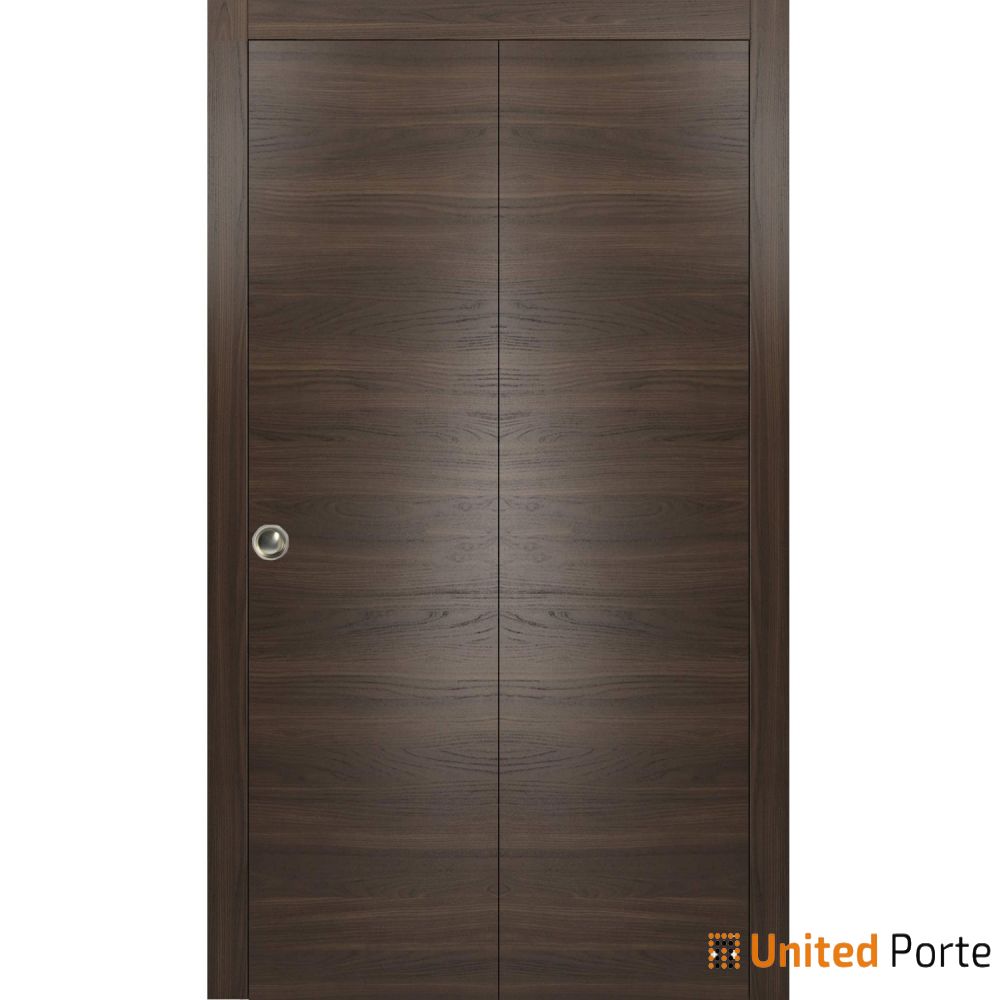 Sliding Closet Bi-fold Door with Frames | Wood Solid Bedroom Wardrobe ...