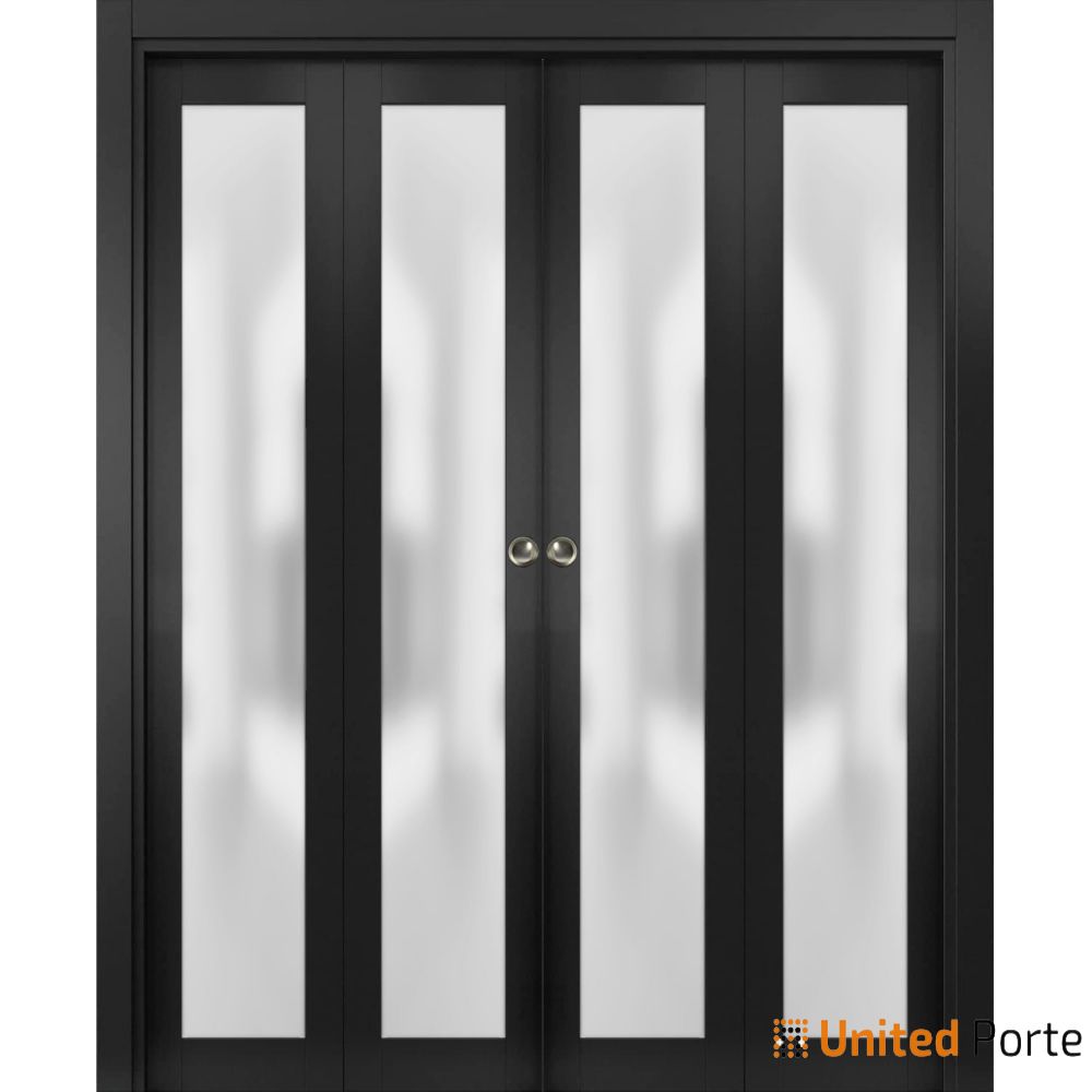 Sliding Closet Bi Fold Doors With Frosted Glass Wood Solid Bedroom Wardrobe Doors Buy Doors