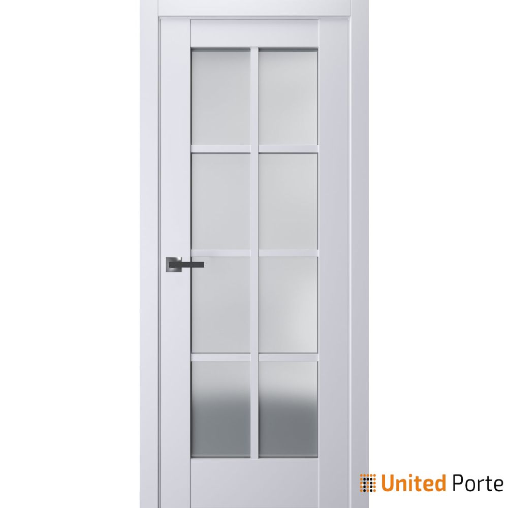 Interior Solid French Door with Frosted Glass | Bathroom Bedroom Sturdy ...