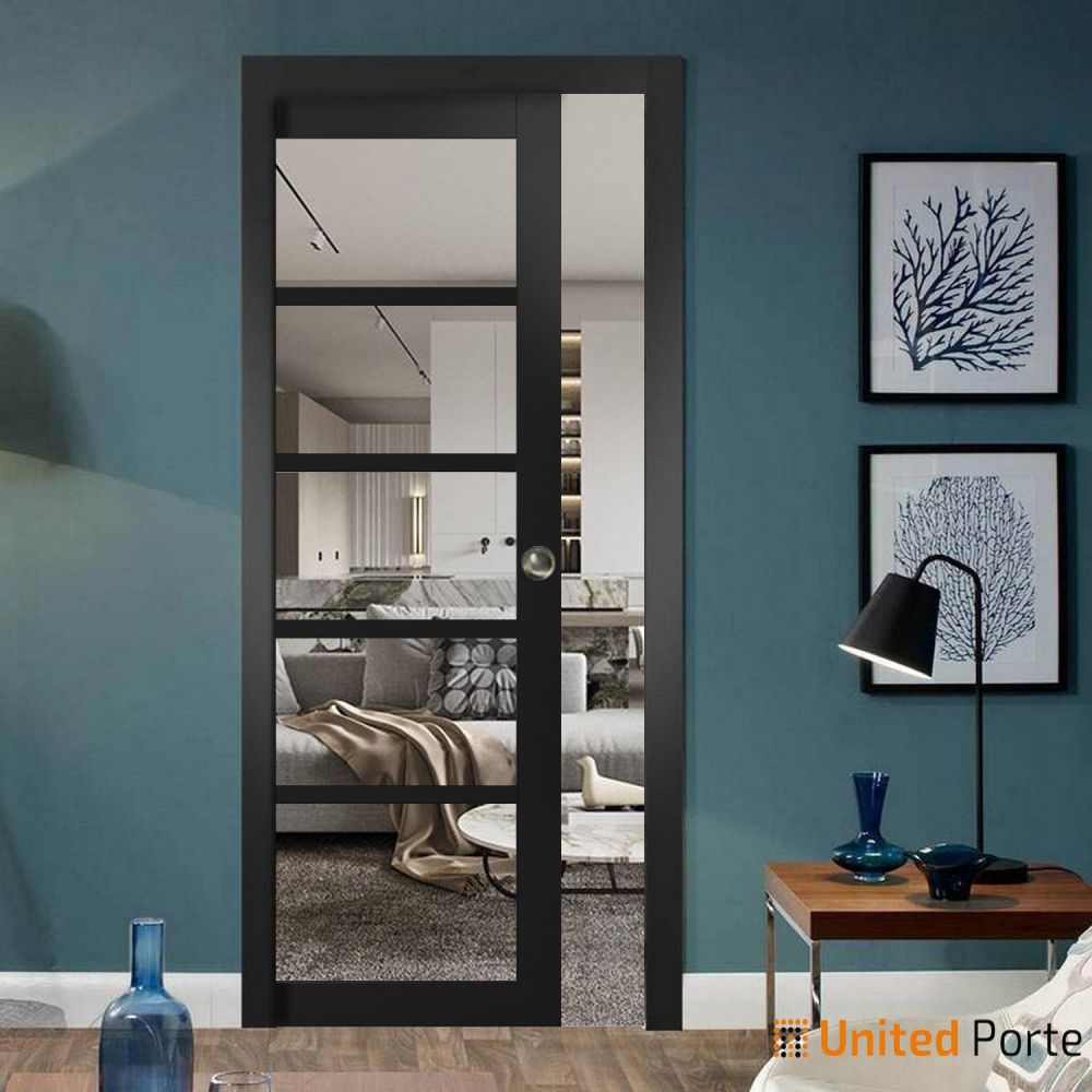 Interior Glass Pocket Doors Interior Sliding Tempered Glass Pocket